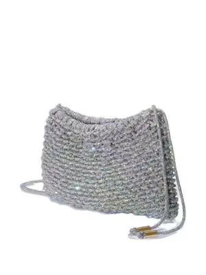 HIBOURAMA Penelope Crystal-embellished Shoulder Bag