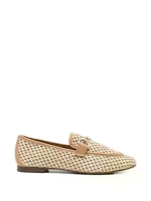 EXÈ Woven Horsebit Ballet Flats