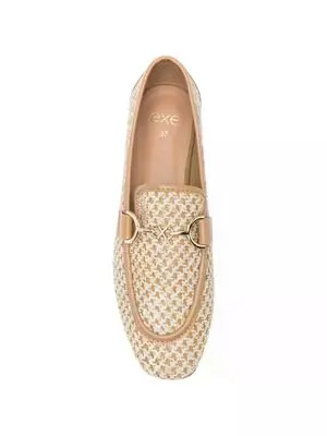 EXÈ Woven Horsebit Ballet Flats