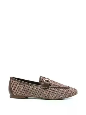 EXÈ Woven Horsebit Loafers