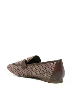 EXÈ Woven Horsebit Loafers