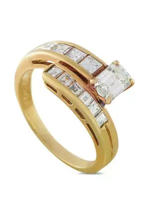 LB EXCLUSIVE 18k Yellow Diamond Wrapped Ring - Gold