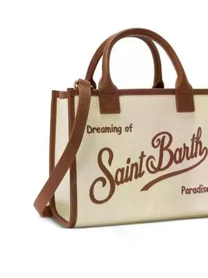 MC2 SAINT BARTH Logo Embroidered Tote Bag