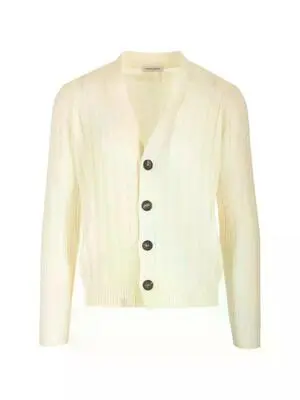 AL DUCA D’AOSTA 1902 Ribbed Knit V-neck Cardigan