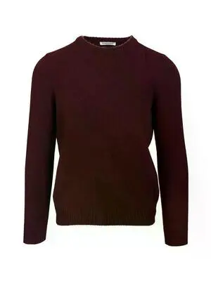 AL DUCA D’AOSTA 1902 Bordeaux Wool Crew Neck Sweater