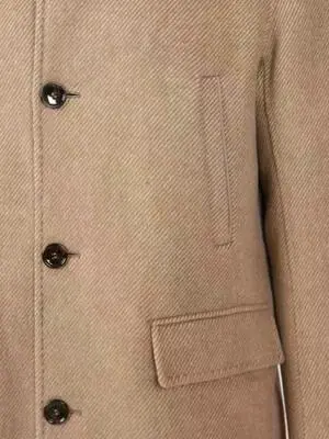 AL DUCA D’AOSTA 1902 Natté Coat With Buckled Collar