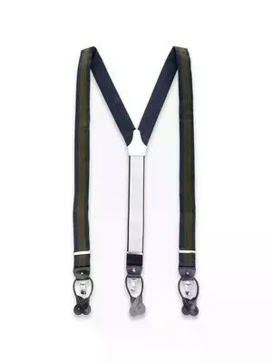 AL DUCA D’AOSTA 1902 Regimental Stripe Braces - Green