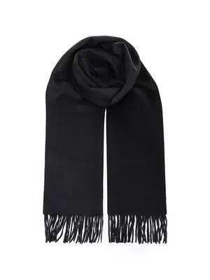 AL DUCA D’AOSTA 1902 Fringed Cashmere Scarf - Black