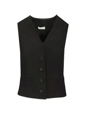 AL DUCA D’AOSTA 1902 Sleeveless V-neck Waistcoat With Bow Detail