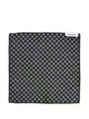 AL DUCA D’AOSTA 1902 Geometric-print Silk Pocket Square