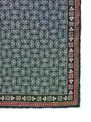 AL DUCA D’AOSTA 1902 Geometric-print Silk Pocket Square