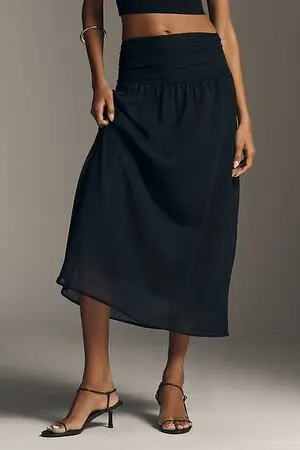 Anthropologie Knit Midi Skirt