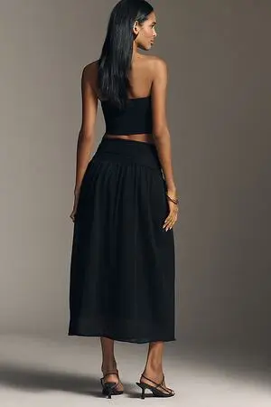 Anthropologie Knit Midi Skirt