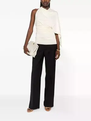 Tagliatore Pressed Crease Wide-leg Trousers