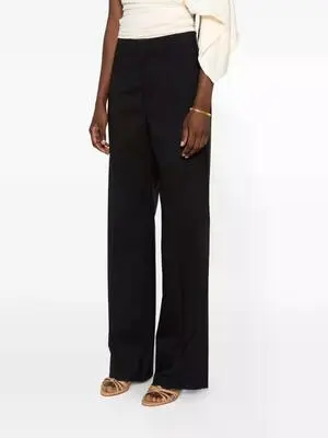 Tagliatore Pressed Crease Wide-leg Trousers