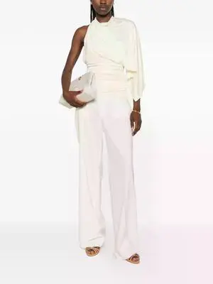 Tagliatore Pressed Crease Wide-leg Trousers
