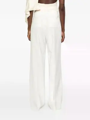Tagliatore Pressed Crease Wide-leg Trousers