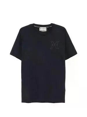 John Richmond Logo-detail T-shirt - Blue