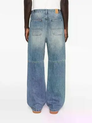 FOUND Distressed Patchwork Jeans