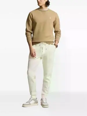 Polo Ralph Lauren Embroidered Logo Crew Neck Sweater - Neutrals