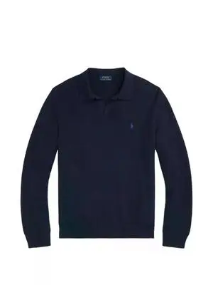 Polo Ralph Lauren Embroidered Logo Polo-collar Sweater