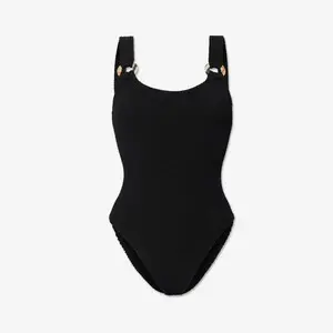 Burberry X Hunza G Domino Swimsuit - Black
