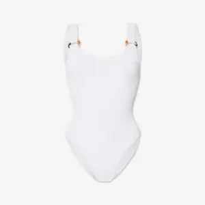 Burberry X Hunza G Domino Swimsuit - White