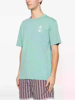 LA PAZ Logo-print T-shirt - Brown