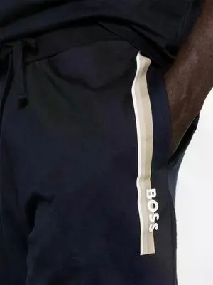 BOSS Logo Print Drawstring Shorts