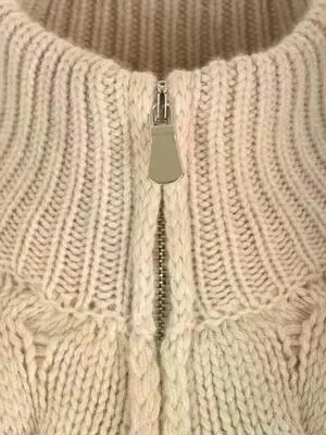 AL DUCA D’AOSTA 1902 Cable-knit Zip-up Cardigan