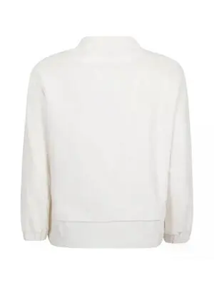 Moncler Zip-up Panelled Cardigan - Neutrals