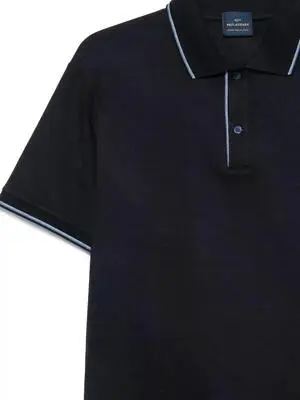 Paul & Shark Tipping-detail Polo Shirt - Blue