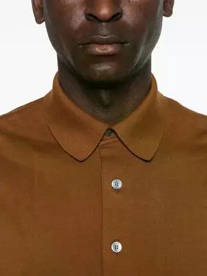 Zegna Short-sleeve Polo Sweater - Red