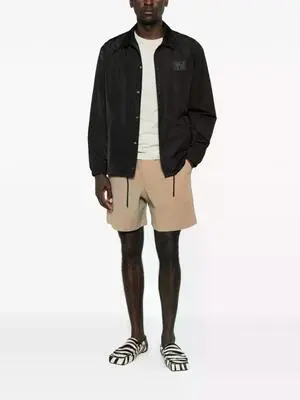 Maison Kitsuné Logo Print Press-stud Jacket
