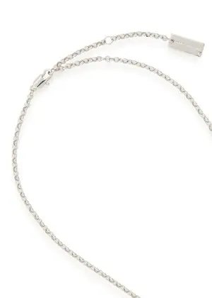 Marc Jacobs Plated Brass Charm Necklace - Silver