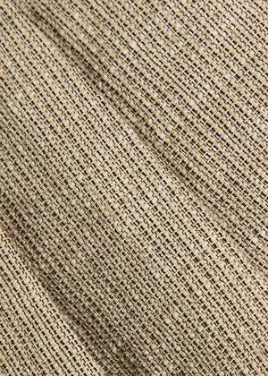 BLAZÉ MILANO Pleated Cotton-blend Shorts