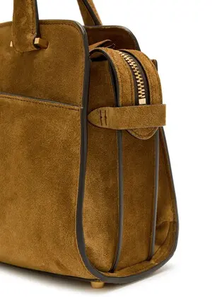 METIER Private Eye Mini Suede Top Handle Bag