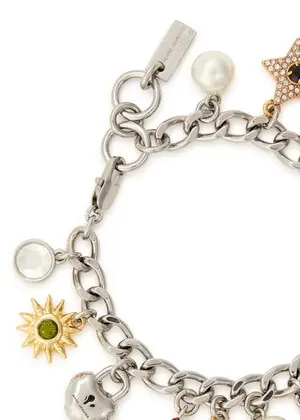 Marc Jacobs Plated Brass Charm Bracelet