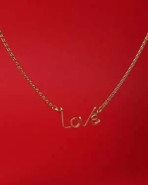 ATELIER PAULIN Love' 14k -filled Pendant Necklace