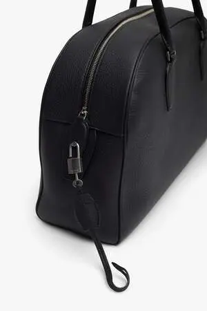 THE ROW India 15.75 Top Handle Bag - Black