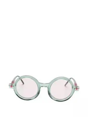 KUBORAUM Round Frame Sunglasses - Green