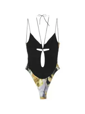 AMAZUIN Layla Floral Print One Piece Swimsuit