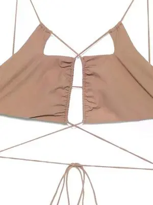 AMAZUIN Jadia Ruched-detail Bikini