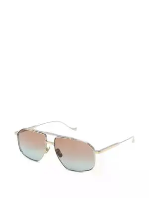 CUTLER & GROSS Kensington Geometric Frame Sunglasses