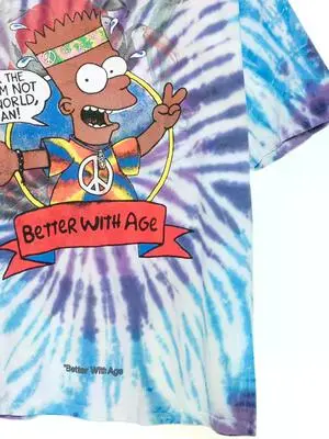 BETTER WITH AGE Tie-dye Graphic-print T-shirt