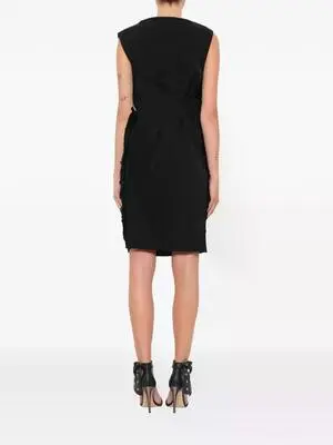 LANVIN Sculpted Floral Dress