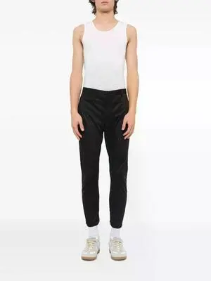 LANVIN Cropped Trousers With Zip Fastening - Black