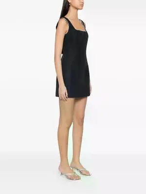 Maje Crystal-embellished Square-neck Mini Dress