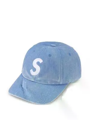 Supreme Logo Embroidered Cap - Blue