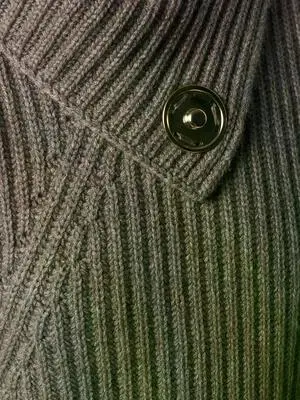 JW Anderson Ribbed Wool & Cashmere Blend Jumper - Neutrals